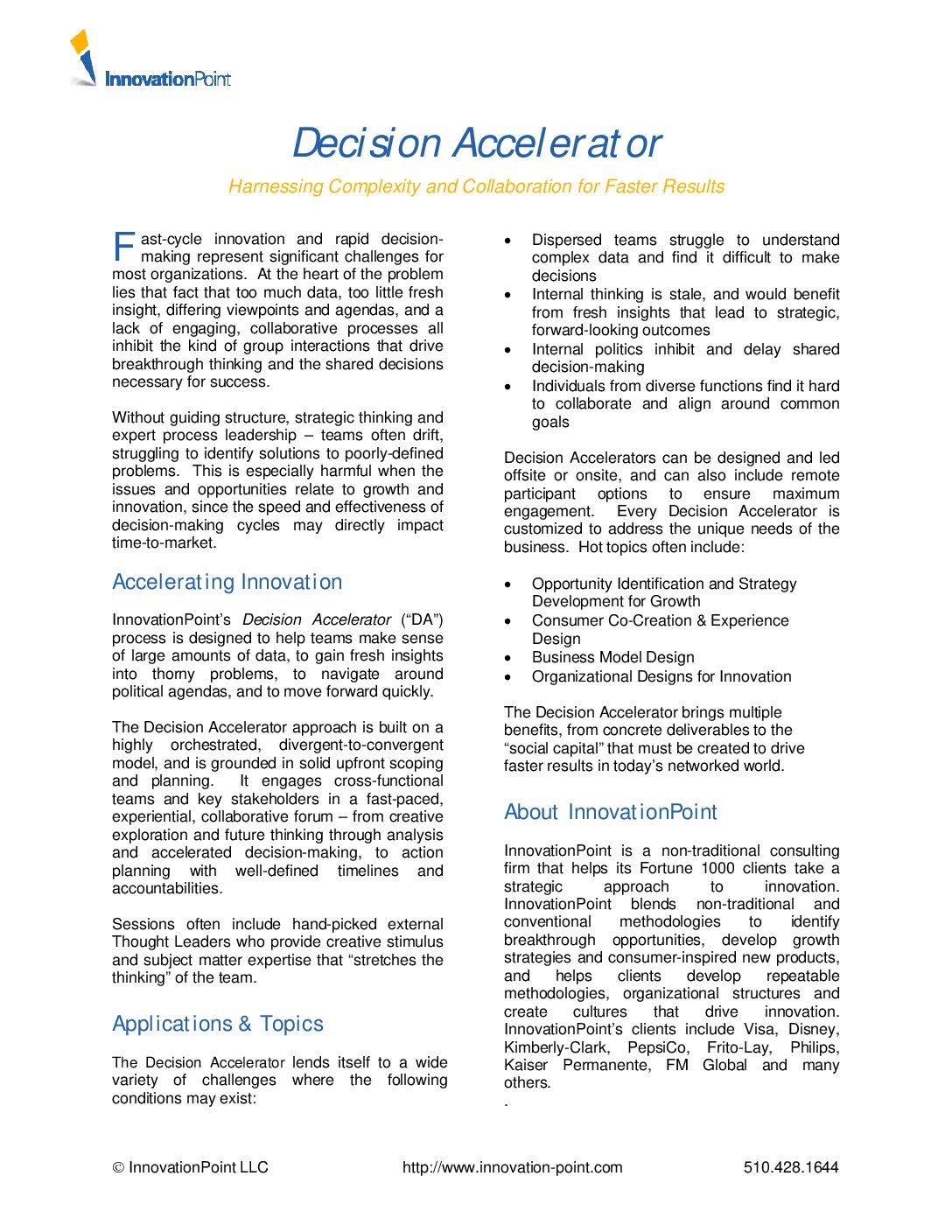 Decision_Accelerator_Brochure | AI Strategy, Innovation & Leadership Keynote Speaking